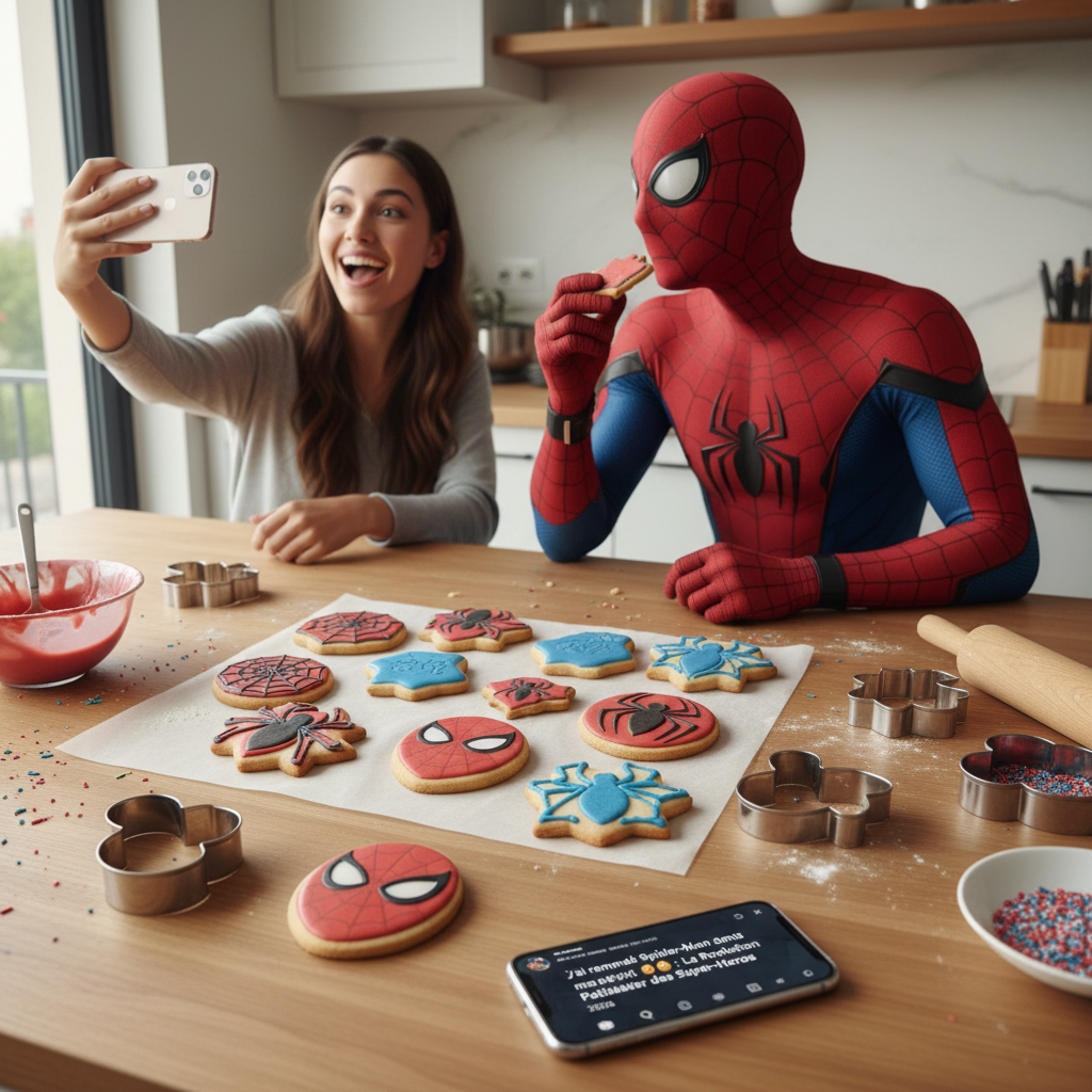 Révolution Pâtissière Super-Héros : Créez des biscuits Spider-Man en ...